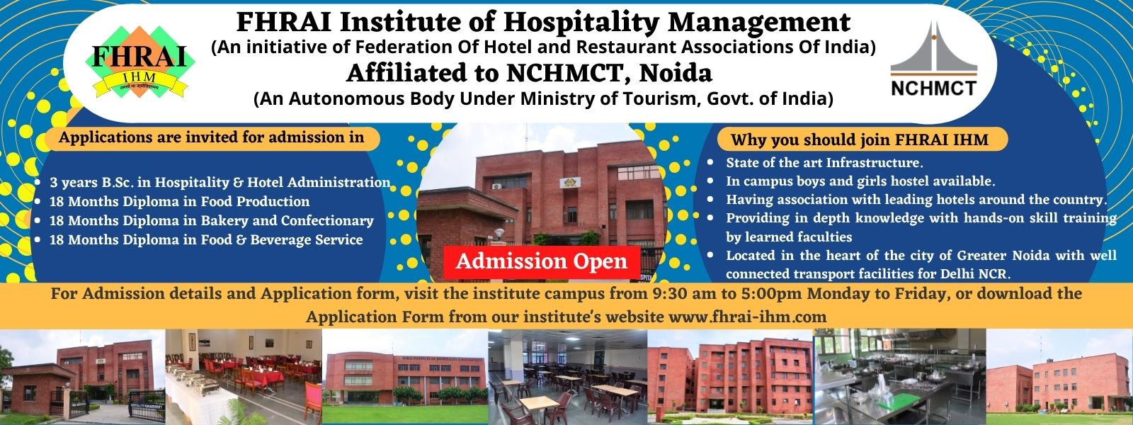 FHRAI - Best Hotel Management Institute And Colleges in Delhi India